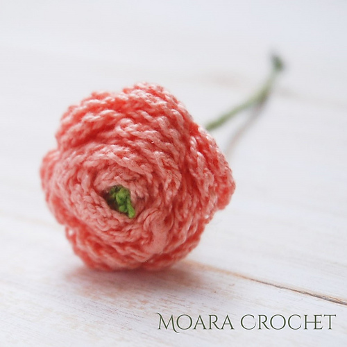 Ravelry: Ranunculus Flower pattern by Roseanna Murray
