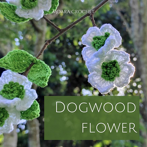 Ravelry: Dogwood Flower pattern by Roseanna Murray