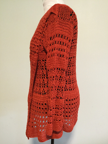 Ravelry: The Crossover Cardigan Sweater pattern by Kristen Stein