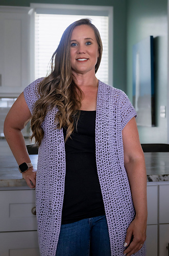 Ravelry: First Cuppa Vest pattern by Michelle Ferguson