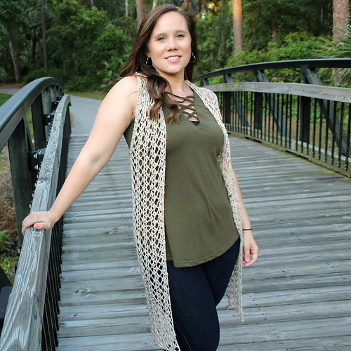 Ravelry: Summer Stroll Vest pattern by Michelle Ferguson