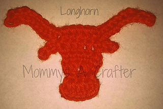 Ravelry: Longhorn/Bull/Steer Applique pattern by Porsche' Robey