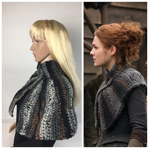 Ravelry: Brianna Crochet Capelet Outlander inspired pattern by ...