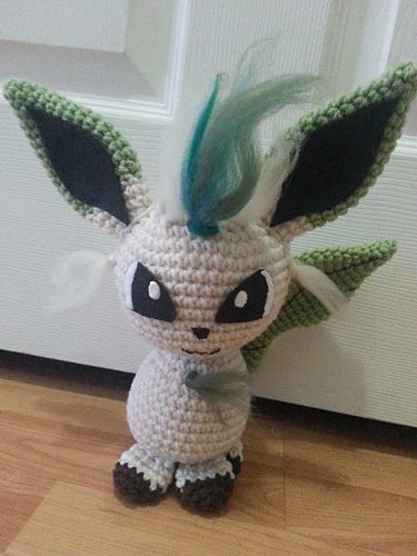 Ravelry: Leafeon inspired amigurumi pattern by Momy Soso