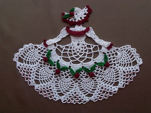 Ravelry: Rose Garden Crinoline Girl Doily (Item #0494) pattern by ...