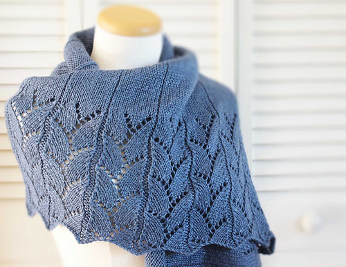 Ravelry: Blue Jean Wrap pattern by Monique Gascon