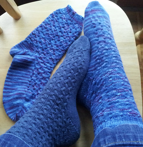 Ravelry: Blue Day Socks pattern by Vicki Stitch