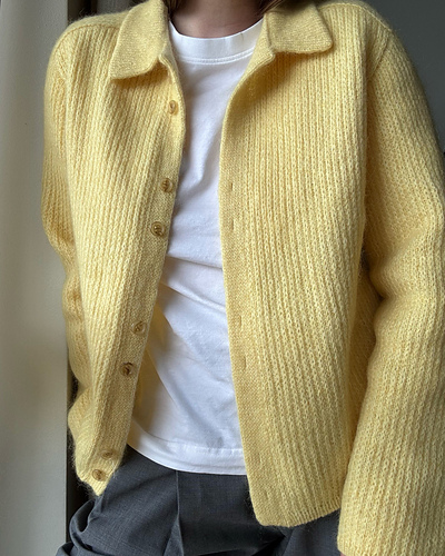 Ravelry: Chantal Collar Cardigan pattern by Moreca knit