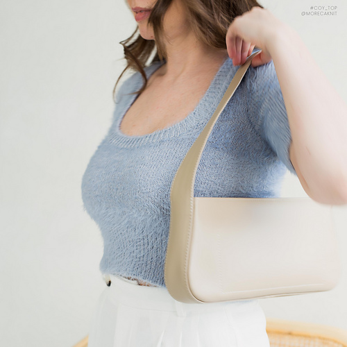 Ravelry: Coy Top pattern by Moreca knit