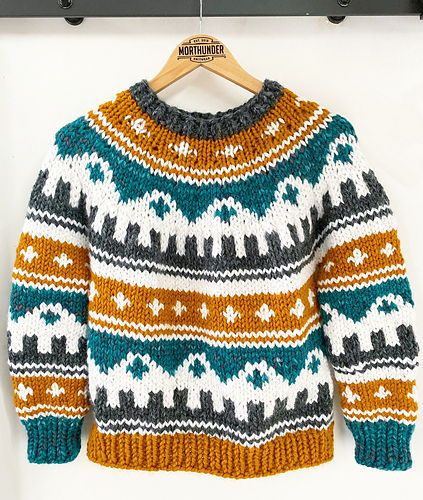 Ravelry: Bulky Sanguine Sweater pattern by Morgan Woltersdorf