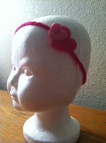 Ravelry: "Be Mine" Headband pattern by Jennifer Bierman