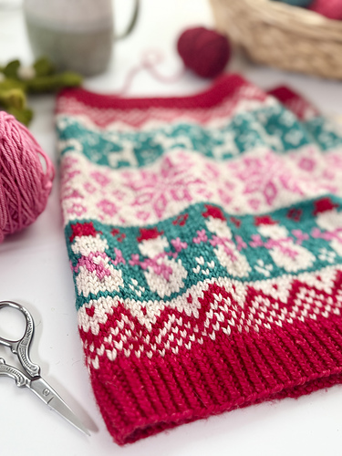 Ravelry: Holiday 2 Doodle (Standard Cowl) pattern by Jamie Lomax