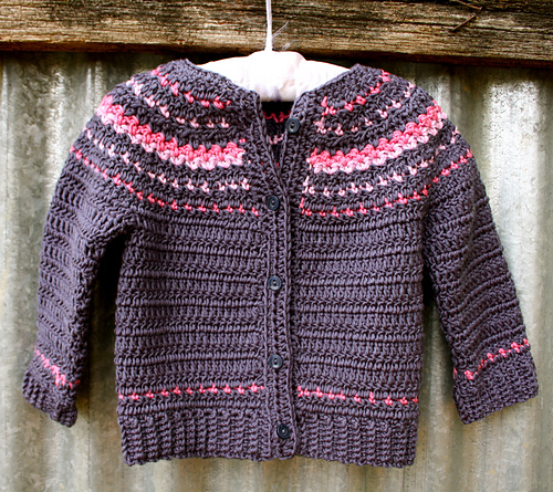 Ravelry: Fairly Isleish Cardigan Sweater for Boys and Girls pattern by ...
