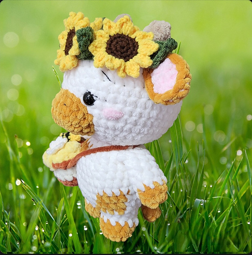 Ravelry: Sunflower Honey Bee Moo Cow pattern by Mrs. Kline Crochets