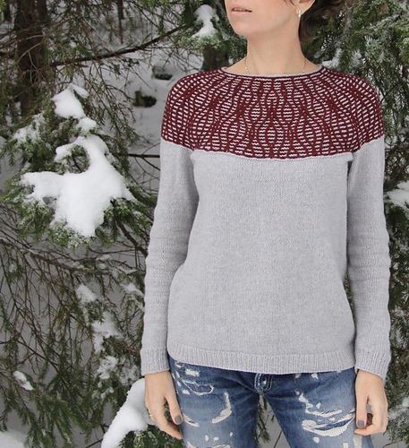 Ravelry: Rose Window Sweater pattern by Lyudmila Aksenik Old