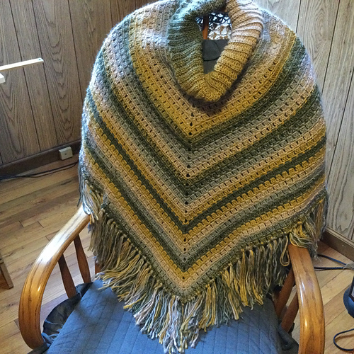Ravelry: Sporty Poncho pattern by Salena Baca