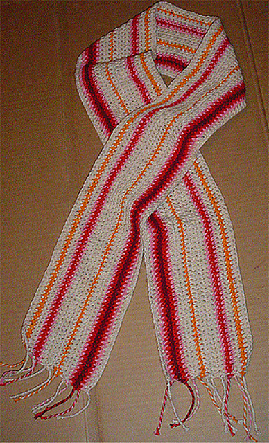 Ravelry: Single-crochet Scarf pattern by Sally Harding