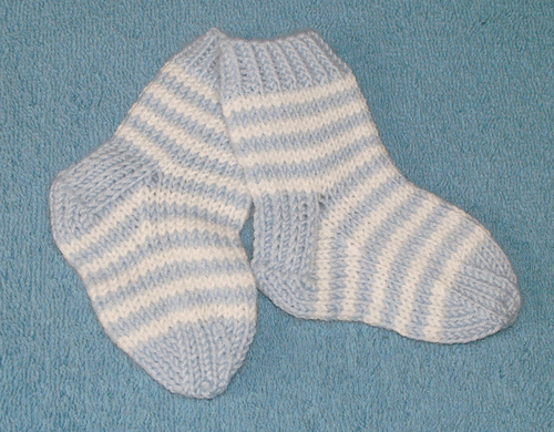 Ravelry: The "Perfect" Baby Sock pattern by Denine Currie