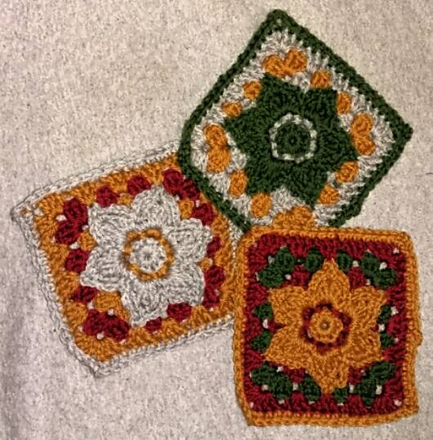 Ravelry: Christmas Granny Square pattern by ag handmades