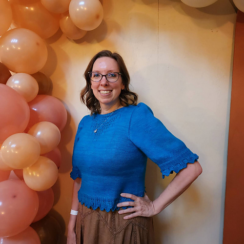 Ravelry: Sugarplum Crop pattern by Jamie Hoffman