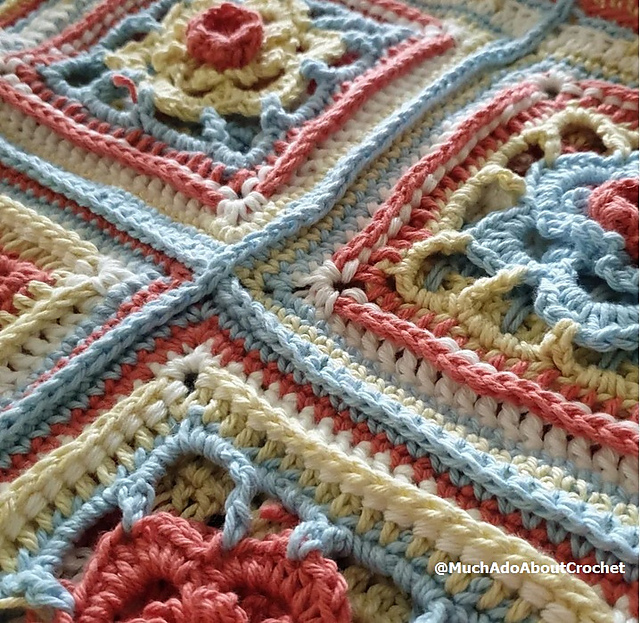 Ravelry: Daffodil Granny Square Cushion pattern by Susan Mukumi