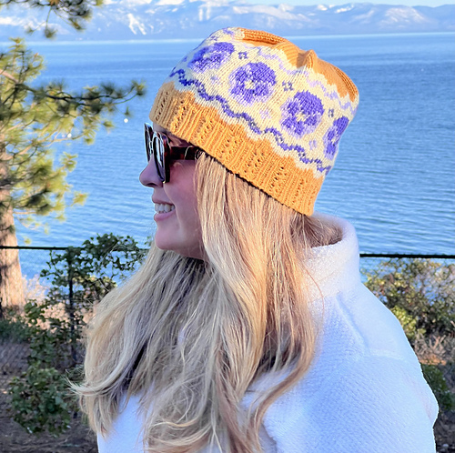 Ravelry: Viola Tricolor Hat pattern by Kimberly Kalnoki