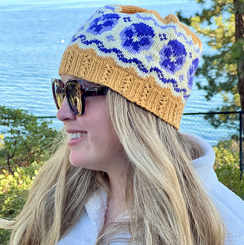Ravelry: Viola Tricolor Hat pattern by Kimberly Kalnoki