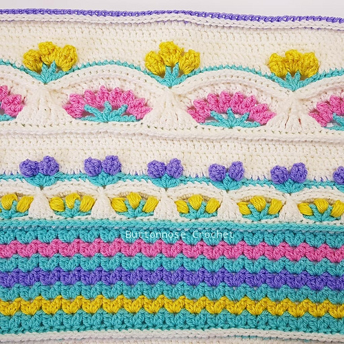 Ravelry: Carnival Of Flowers CAL pattern by Buttonnose Crochet