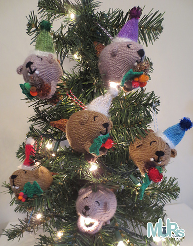 My holiday tree is full of beavers this year! One of my newest and ...