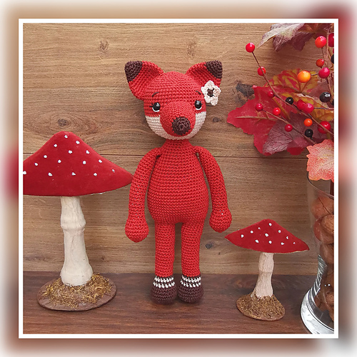 Ravelry: MISS FOXY - Fox with dress / Fuchs mit Kleid pattern by ...