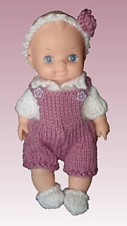 Ravelry: Kelly - outfit for 6" (15cm) baby doll pattern by Angela Parker