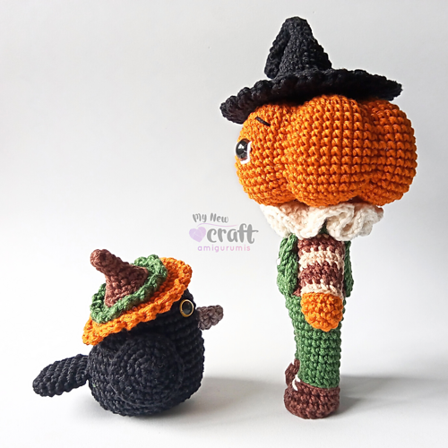 Ravelry: Igor Pumpkin Head and Crow pattern by Isabela Tavares