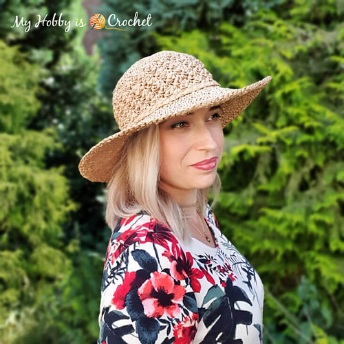 Ravelry: Raffie Sun Hat pattern by Kinga Erdem