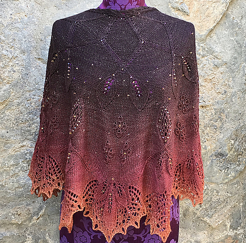 Ravelry: Dreaming of Spring Lace Shawl pattern by Annemarie Wright