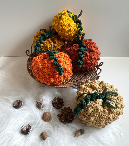 Ravelry: Bumpy Pumpkin pattern by K.A.M.E. Crochet