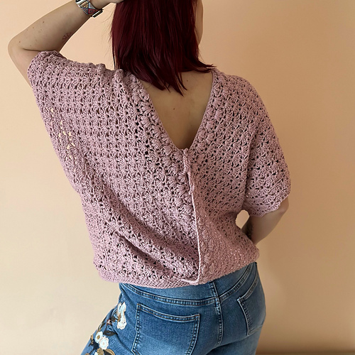 Ravelry: Blooming Thistle Top pattern by K.A.M.E. Crochet
