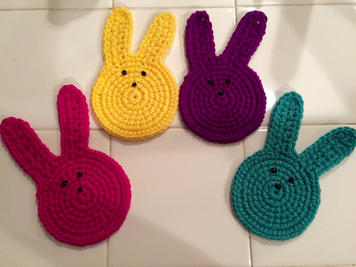 Ravelry: Spring Bunny Coaster pattern by RaeLynn Orff