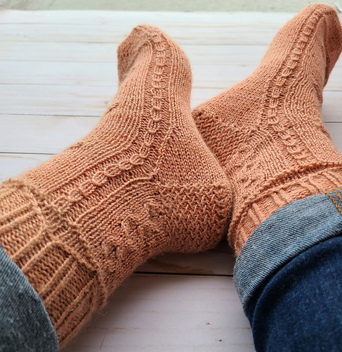 Ravelry: Walking Through Cairo Socks pattern by Natasha Kaitlin