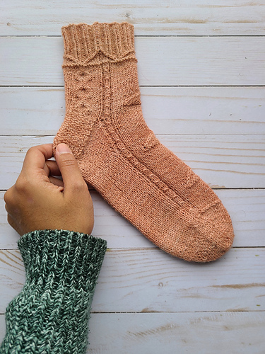 Ravelry: Walking Through Cairo Socks pattern by Natasha Kaitlin