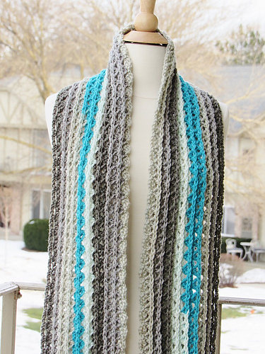 Ravelry: Ocean Waves Scarf pattern by CrochetDreamz