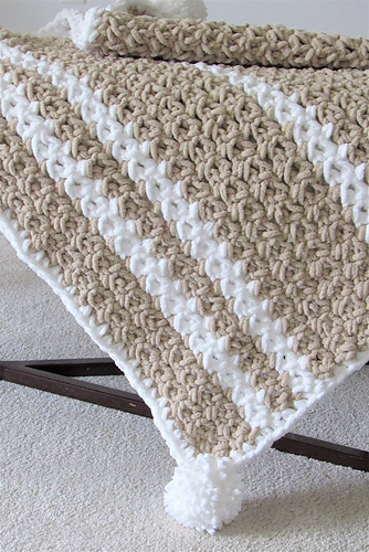 Ravelry: Cookies and Cream Blanket pattern by CrochetDreamz