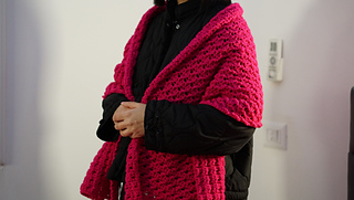 Ravelry: Cross stitch rectangular shawl pattern by Nadia BF