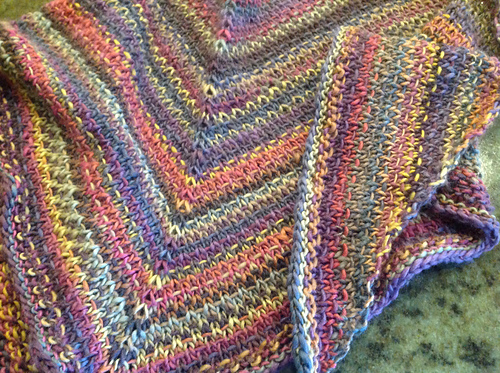 Ravelry: Noro Woven Stitch Shawl pattern by Z apasi