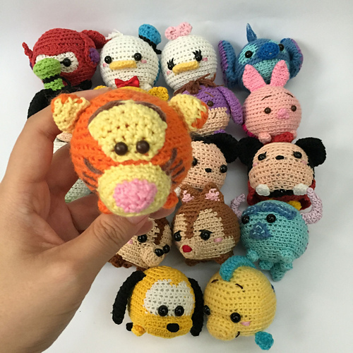 Ravelry: Tigger Tsum Tsum pattern by Ervinna Lee