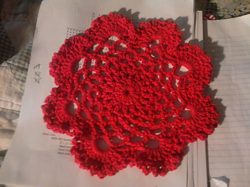 Ravelry: Lacy Petals Dishcloth pattern by April Moreland