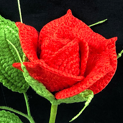 Ravelry: Hybrid Tea Rose pattern by Natagor Finlayson