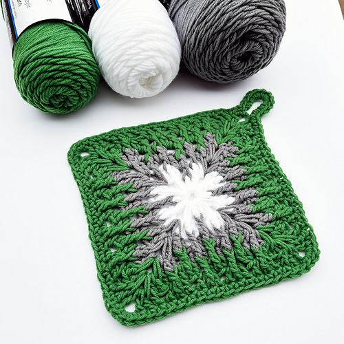 Ravelry: Granny Mosaic Potholders pattern by Natalie Lviv