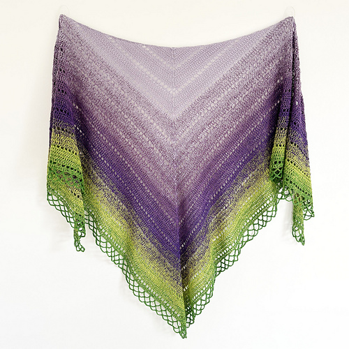 Ravelry: Lavender Shawl pattern by Natalie Lviv