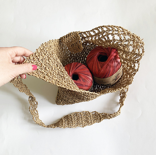 Ravelry: Сумка Raffia Origami pattern by Natalie Lviv