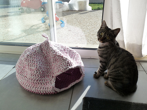 Ravelry: Cat nest pattern by Nathalie DRUILHE